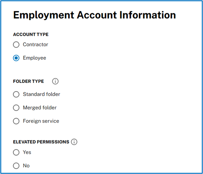 Create an Employee User Profile – eOPF Resource Center
